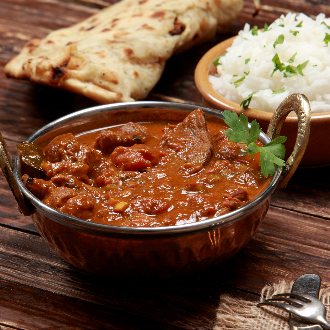 Free-Range Lamb Rogan Josh with Flatbread and Basmati Rice – L.A. FARMS