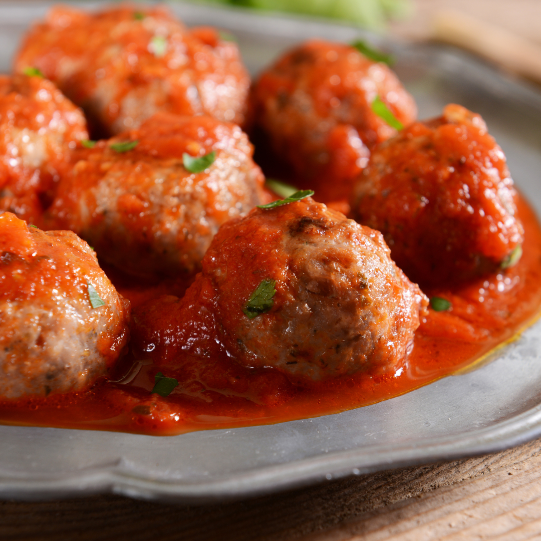Grass-Fed Angus Mince Meatballs in a Tomato Sauce – L.A. FARMS