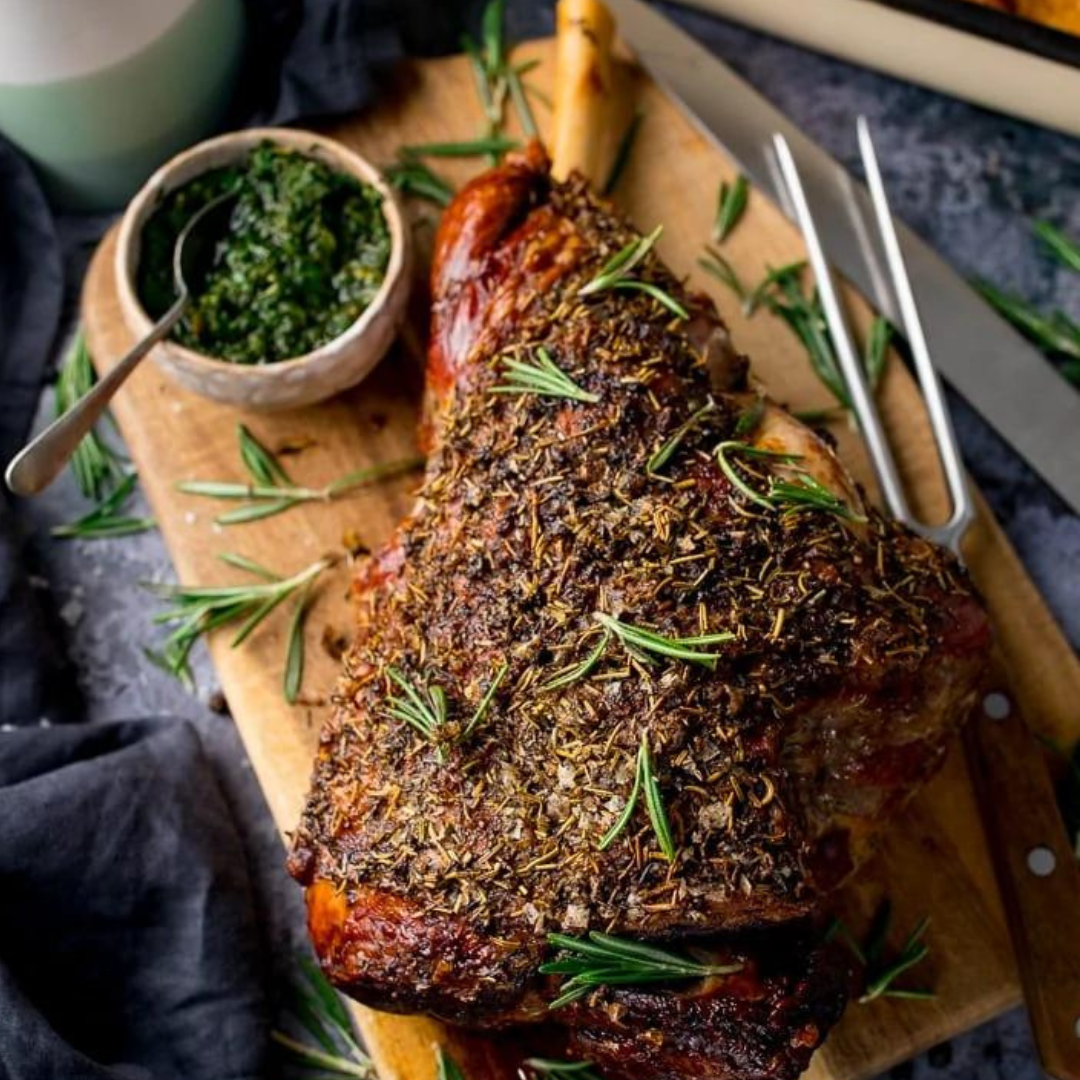 Whole Leg of Lamb Roast with Rich Gravy – L.A. FARMS