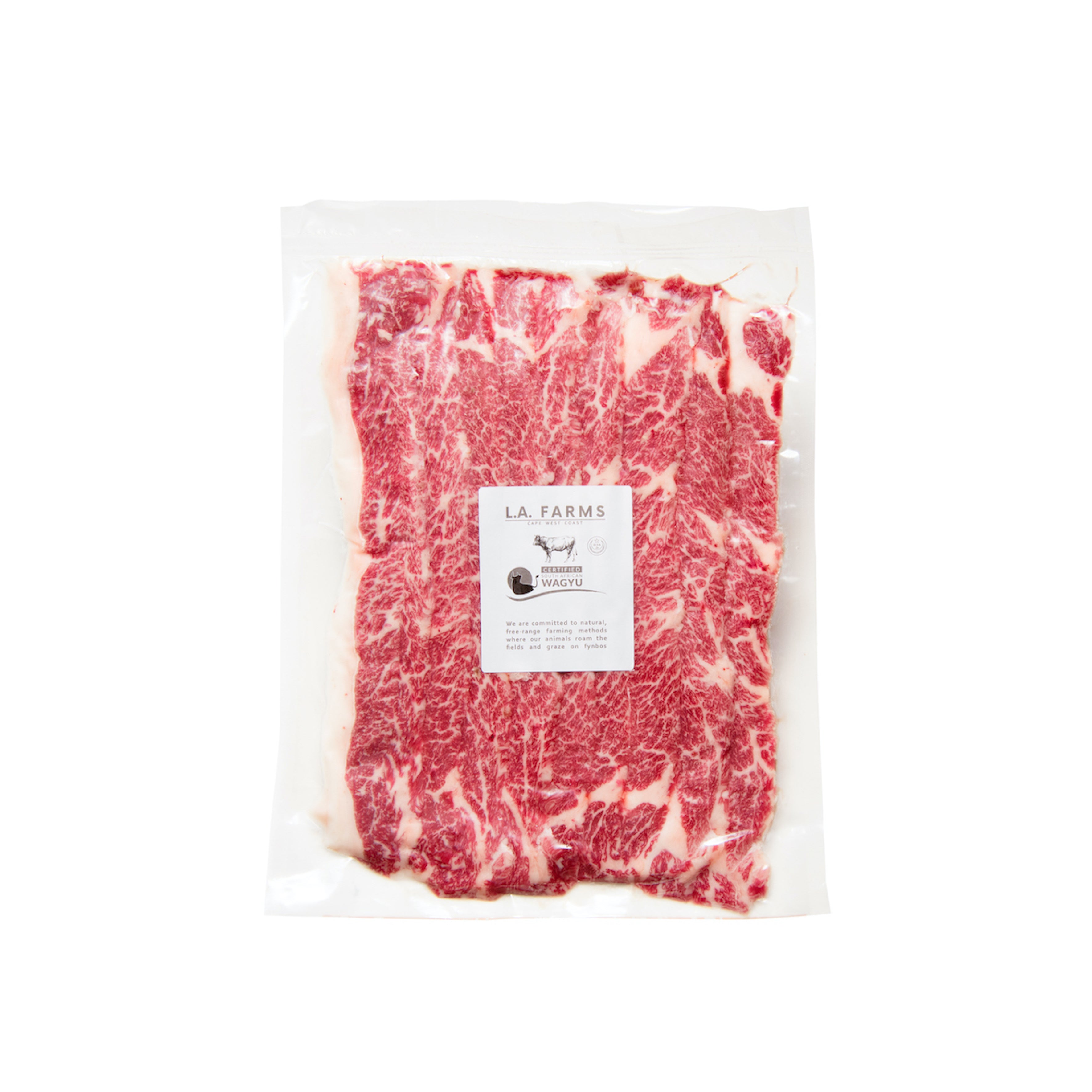 L.A. FARMS Certified Wagyu Karubi (Thin Wagyu Short Rib Steak)